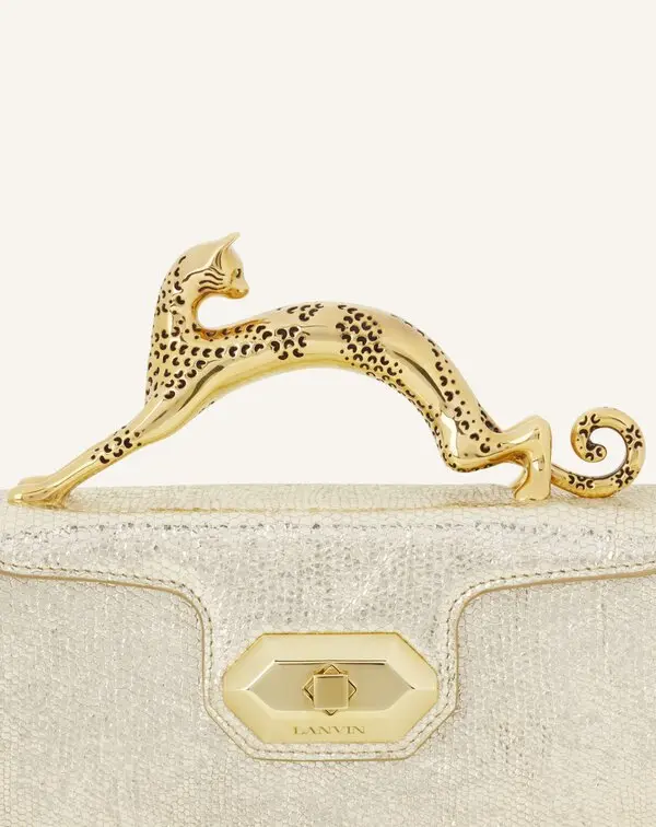 LANVIN Pencil Cat Nano Clutch Bag