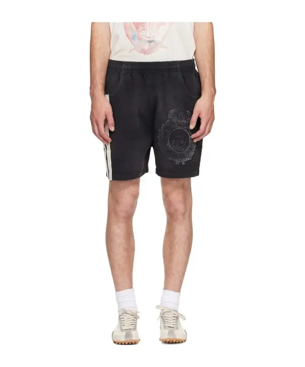 424 FAIRFAX Printed Pattern Athletic Shorts