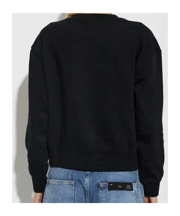 ALLSAINTS Embellished Crew Neck Long Sleeve Sweatshirt