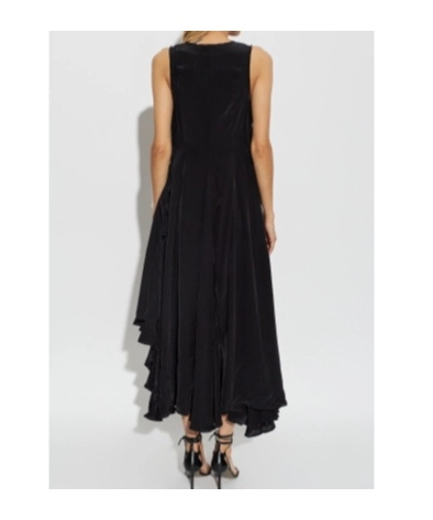 ALLSAINTS Sleeveless V-neck Asymmetric Hem Dress