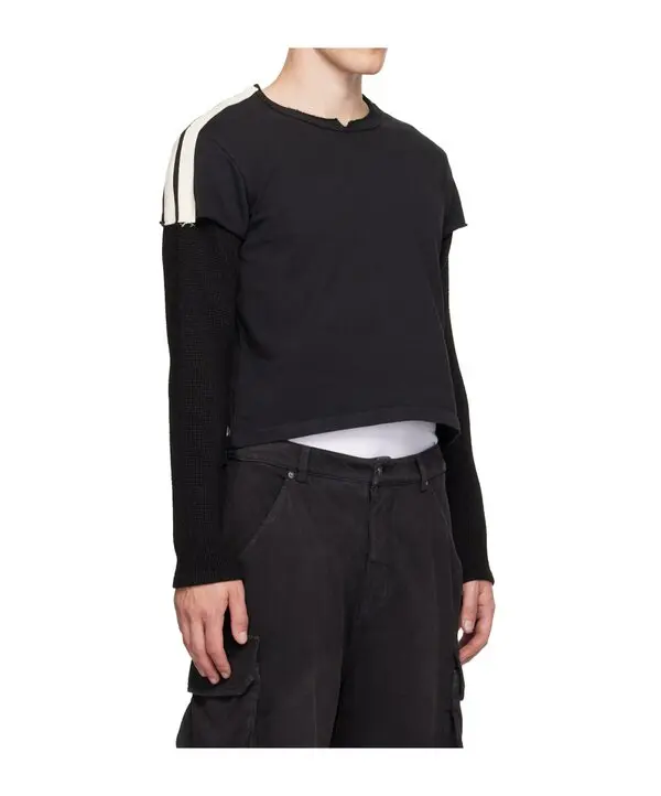 424 FAIRFAX Distressed Crew Neck T-shirt
