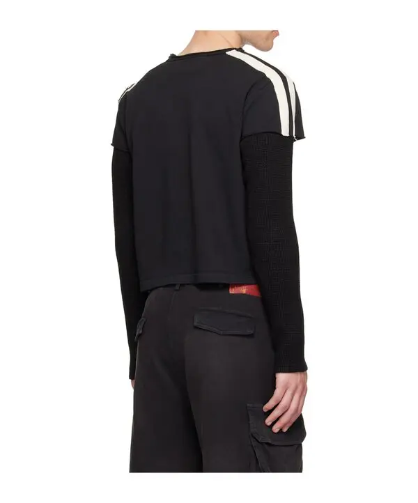 424 FAIRFAX Distressed Crew Neck T-shirt