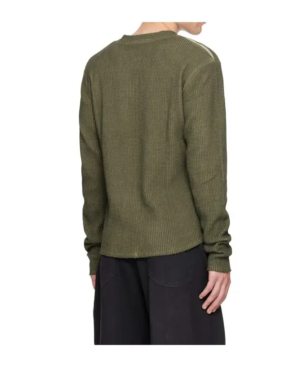 424 FAIRFAX Waffle Henley Shirt