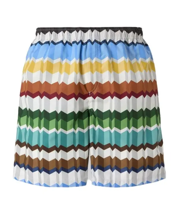Missoni Zigzag-print Swim Shorts - No