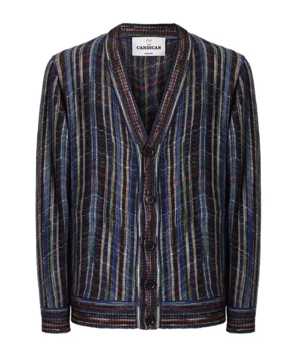 Missoni Zigzag-knit Button-up Cardigan