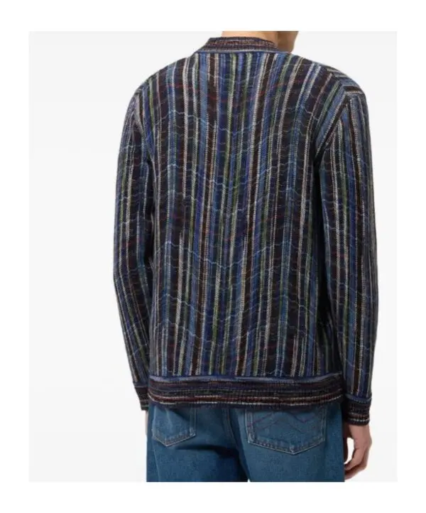Missoni Zigzag-knit Button-up Cardigan