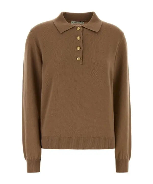 BLAZÉ MILANO Knit Polo Shirt