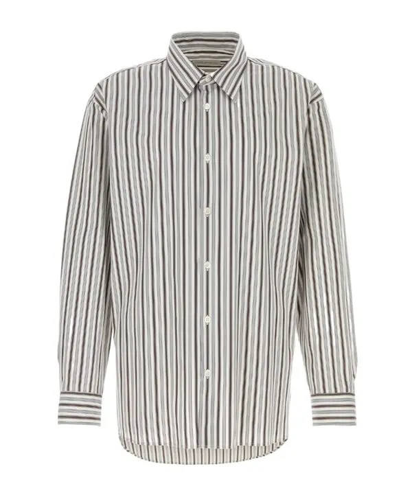 Dries Van Noten Croom Embroidered Stripe Shirt