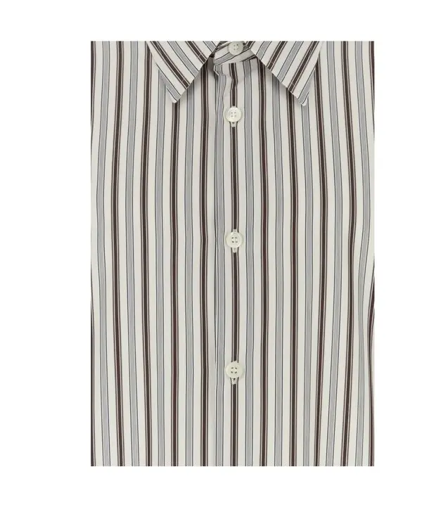 Dries Van Noten Croom Embroidered Stripe Shirt