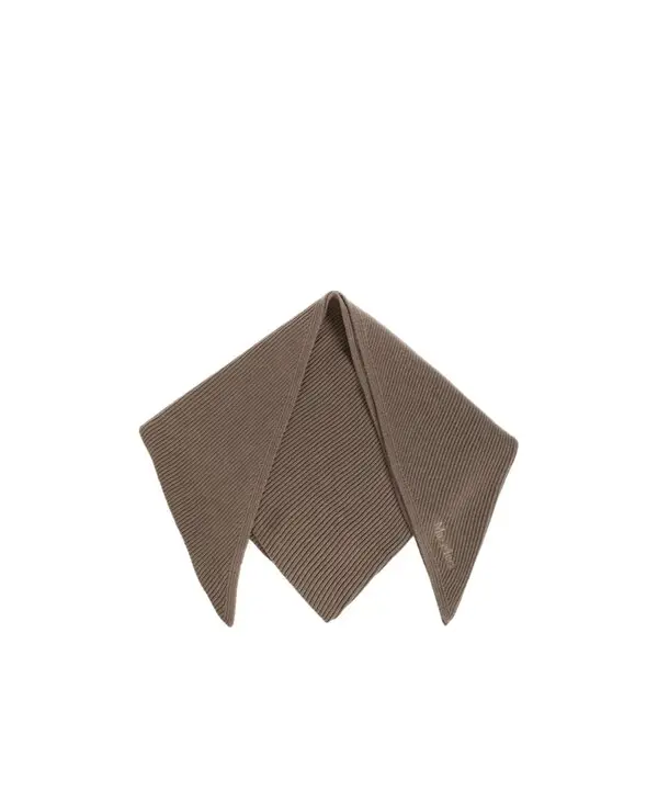 Max Mara Knitted Scarf - Brown