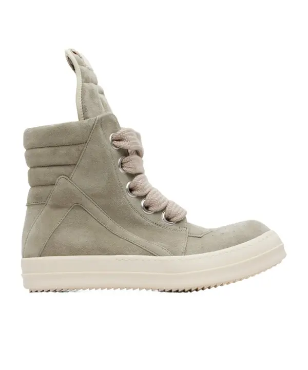 Rick Owens Round-toe High-top Casual Shoes