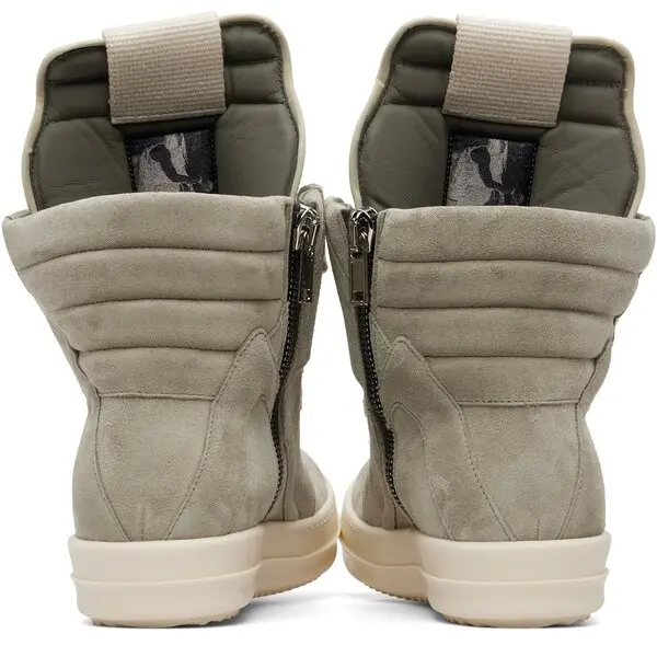 Rick Owens Round-toe High-top Casual Shoes