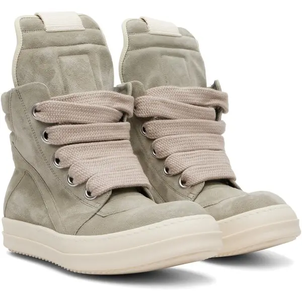 Rick Owens Round-toe High-top Casual Shoes