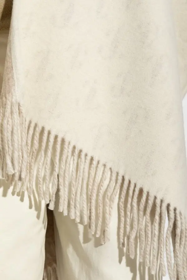 JIMMY CHOO Fringed Shawl