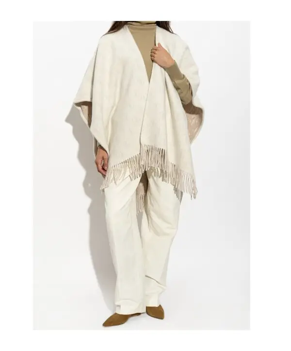 JIMMY CHOO Fringed Shawl