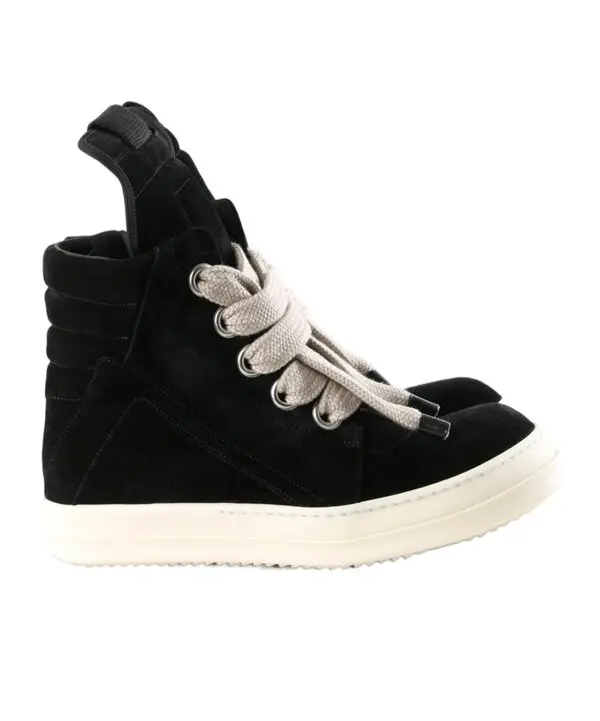 Rick Owens Round-toe High-top Casual Shoes