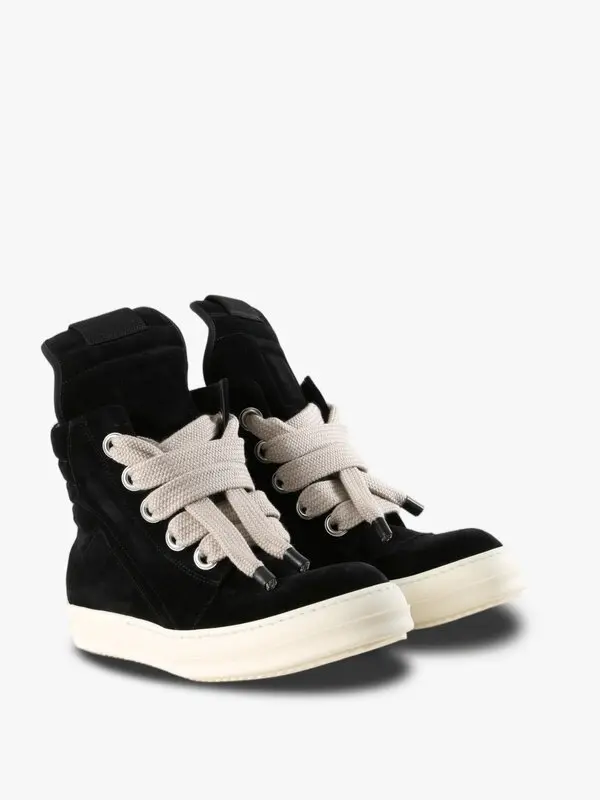 Rick Owens Round-toe High-top Casual Shoes