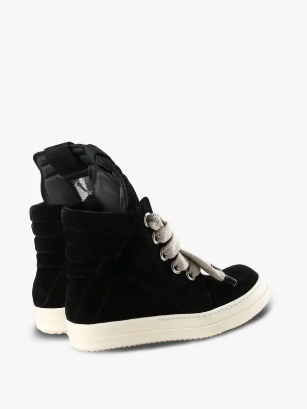 Rick Owens Round-toe High-top Casual Shoes