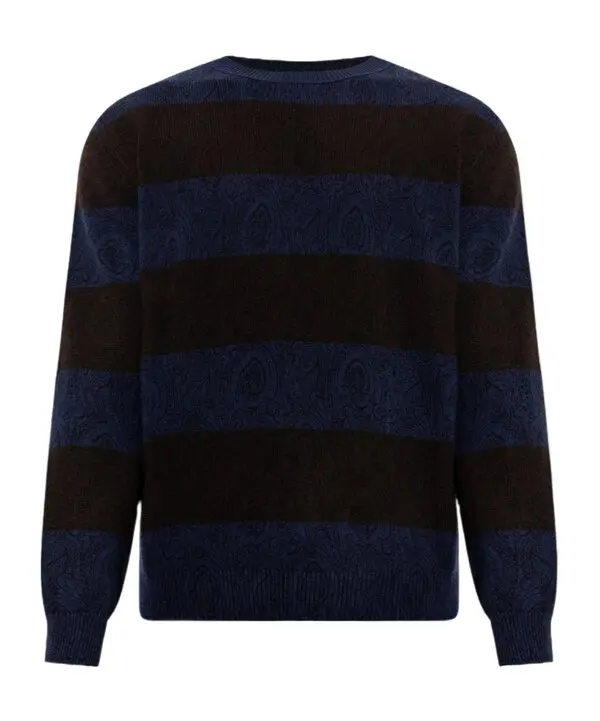Etro Crew Neck Long-sleeved Knitwear