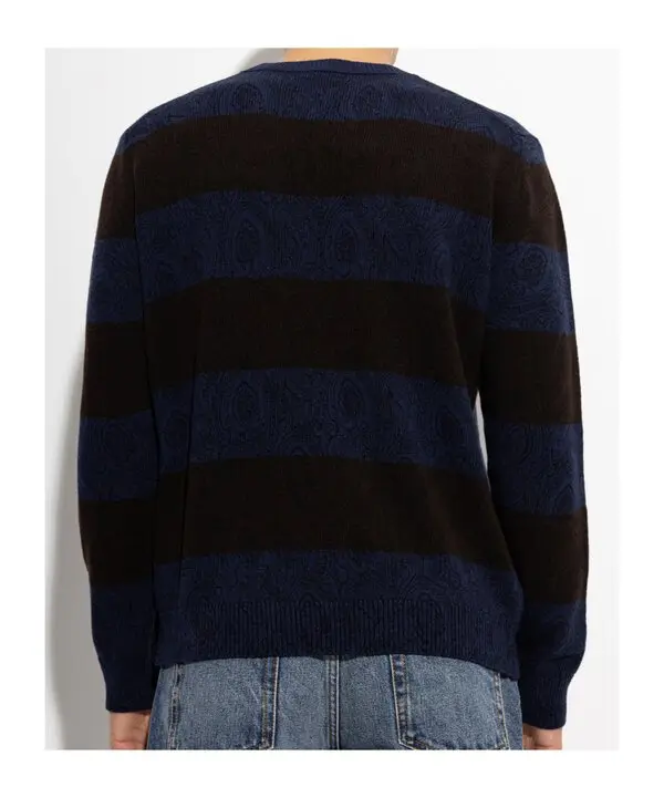 Etro Crew Neck Long-sleeved Knitwear