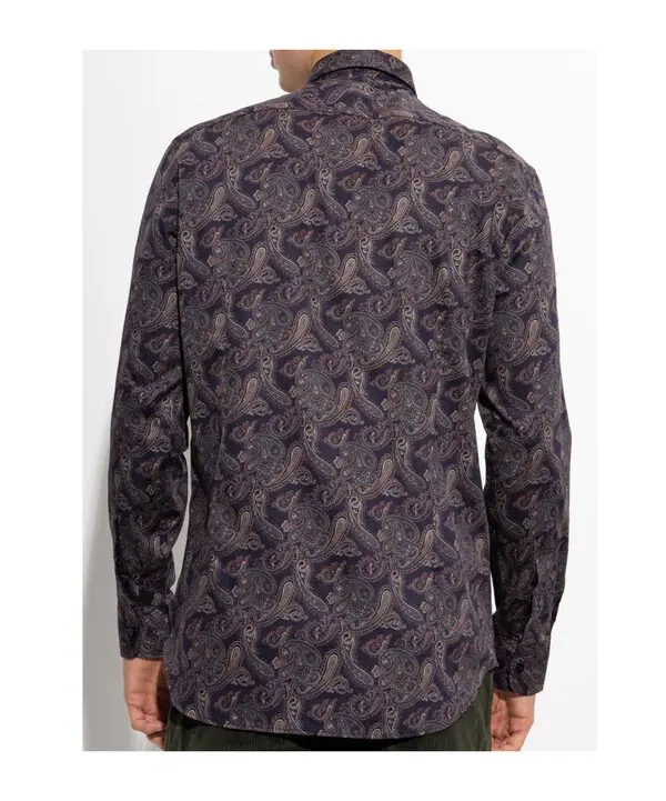 Etro Collared Long-sleeved Shirt