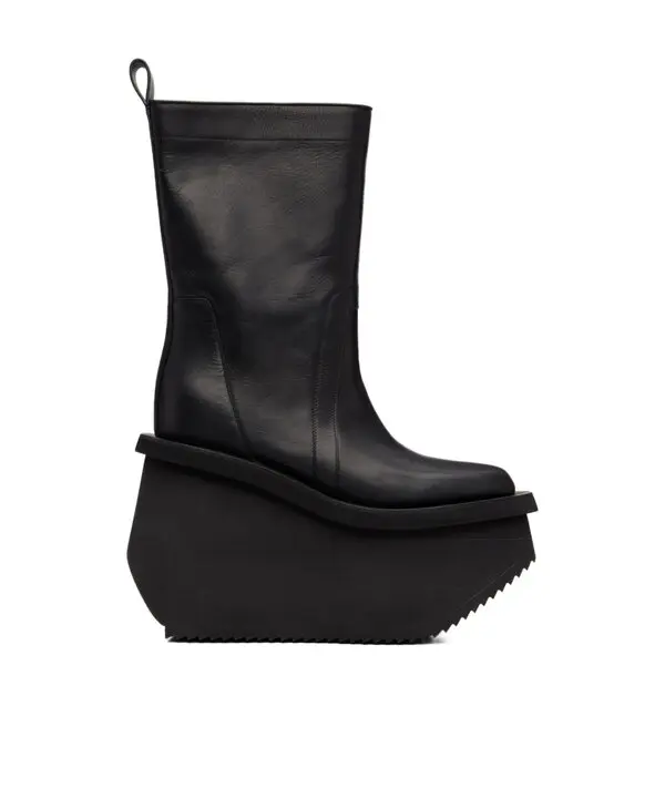 Rick Owens Tower Factory Platform Mid-calf Boots