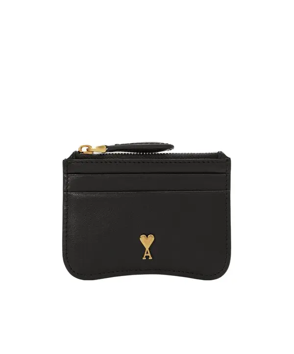 AMI Paris Zipper Card Holder