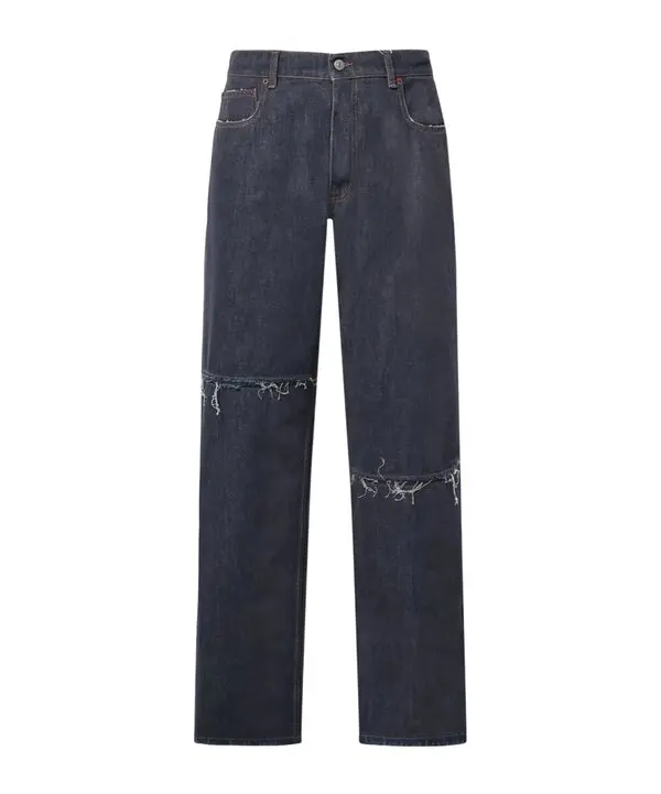 MAISON MARGIELA Wide-leg Jeans With Distressing