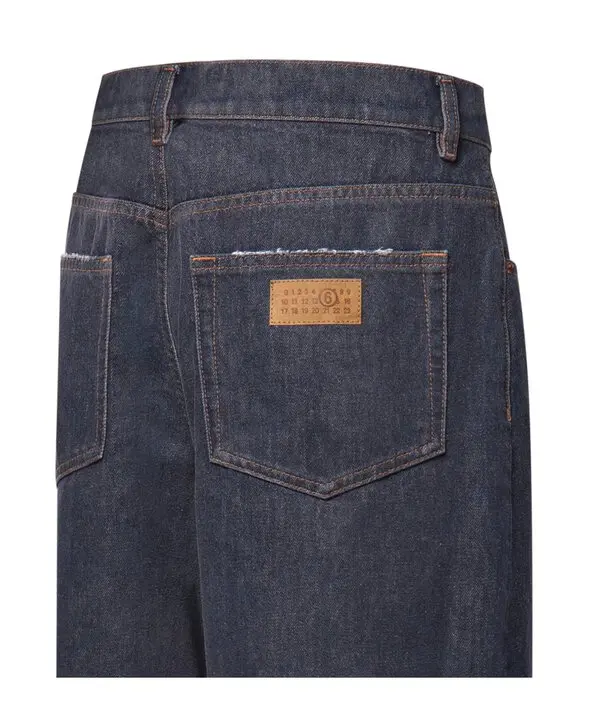 MAISON MARGIELA Wide-leg Jeans With Distressing