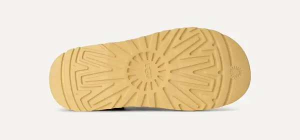 UGG Round Toe Flat Sole Shoes With Letter Details