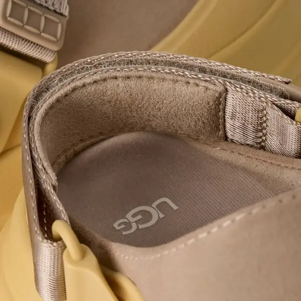 UGG Round Toe Flat Sole Shoes With Letter Details