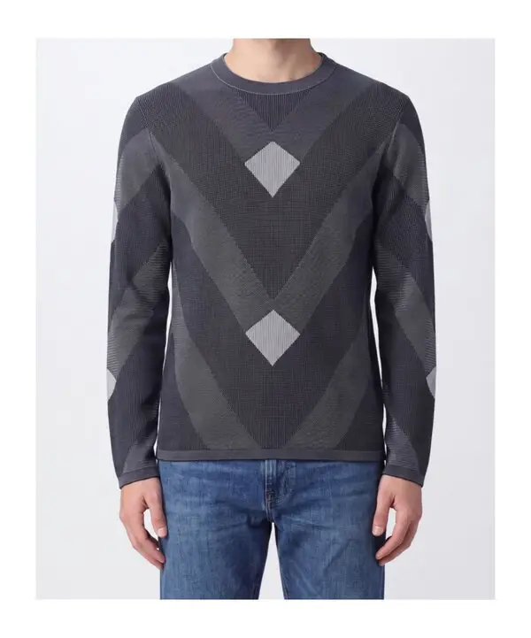 Emporio Armani Argyle Pattern Sweater