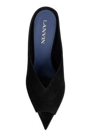 LANVIN Midnight Step" Peep-toe Mules