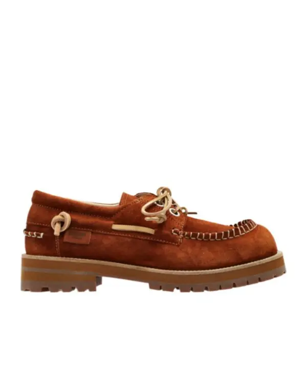 Moschino Suede Boat Loafers