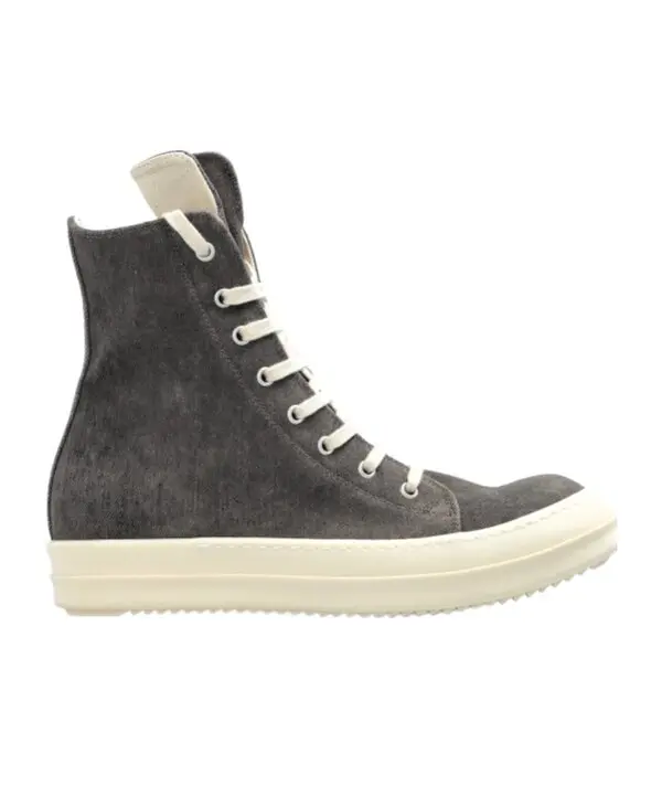 Rick Owens Lace-up Zip-up High-top Sneakers