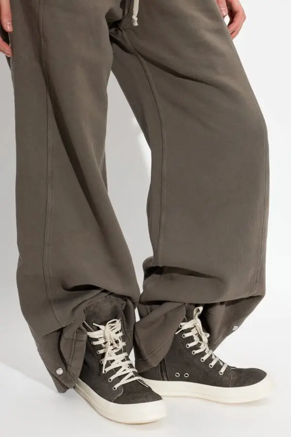 Rick Owens Lace-up Zip-up High-top Sneakers