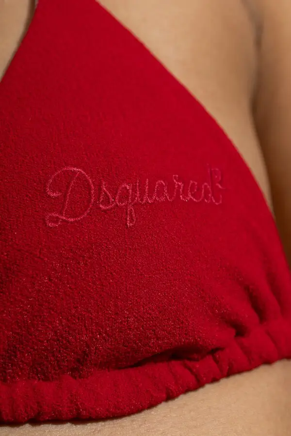 Dsquared2 Lace-up Bikini Top
