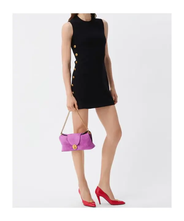 Versace Stretch Viscose Cady Mini Dress