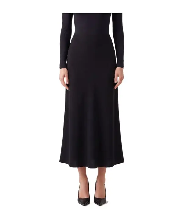 JIL SANDER Maxi Skirt With Pleated Side Pockets