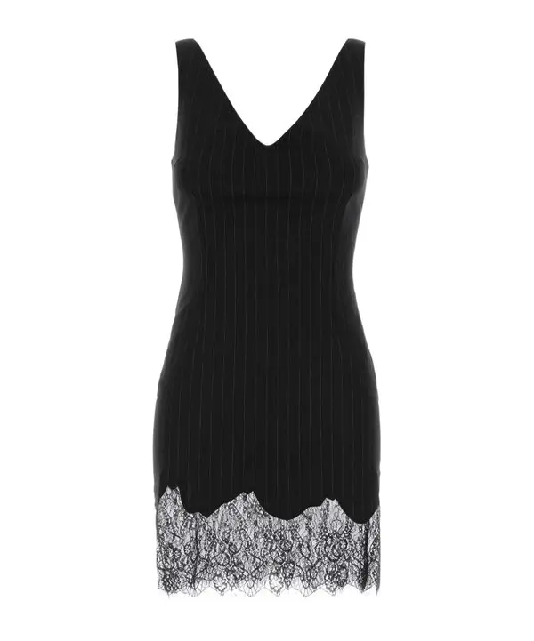 Andamane Tori Lace-trim Mini Dress