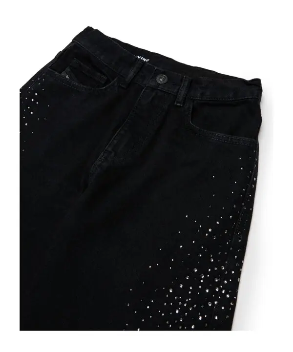 DIESEL® Embellished Raw-cut Jeans