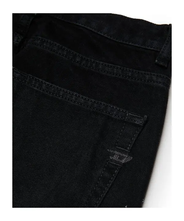 DIESEL® Embellished Raw-cut Jeans
