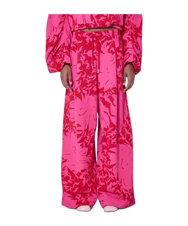 Dries Van Noten Floral Loose Trousers