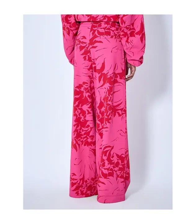 Dries Van Noten Floral Loose Trousers
