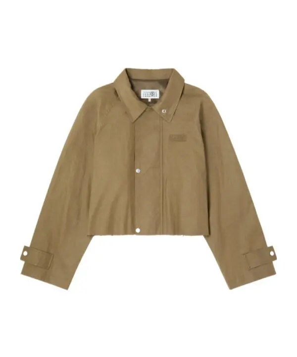 MAISON MARGIELA Cropped Coated Trench Jacket