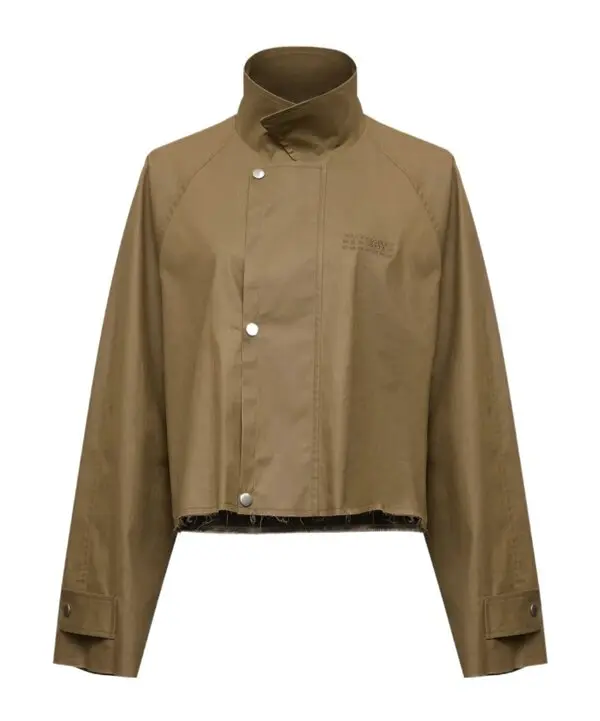 MAISON MARGIELA Cropped Coated Trench Jacket