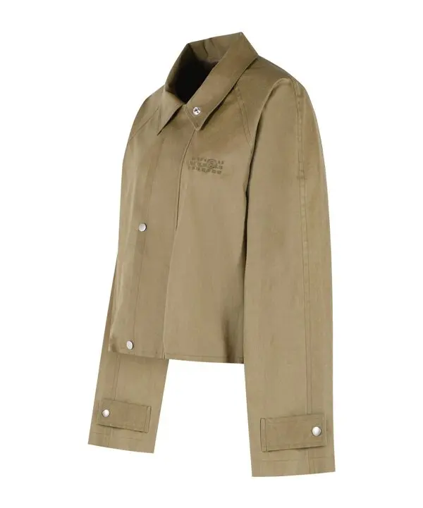 MAISON MARGIELA Cropped Coated Trench Jacket