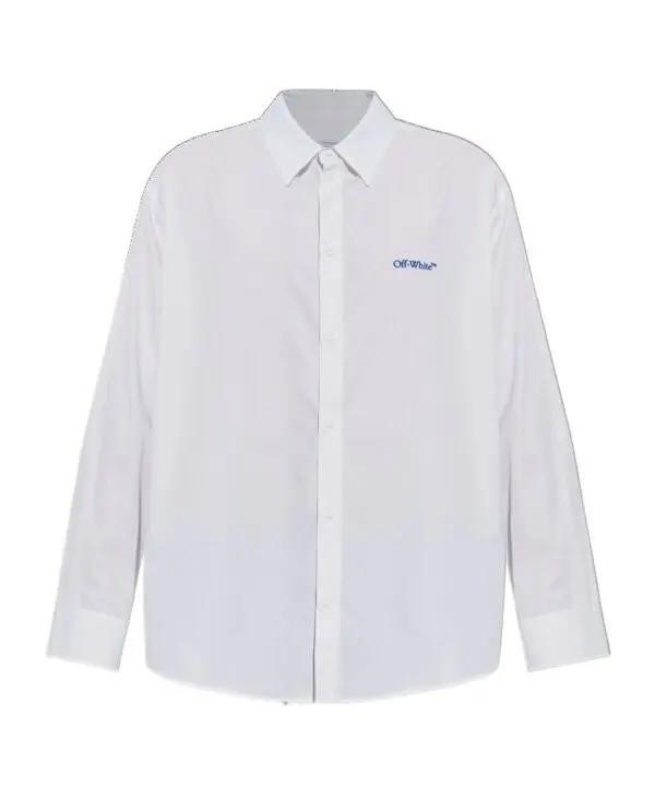 Off-White Long-sleeved Shirt - White