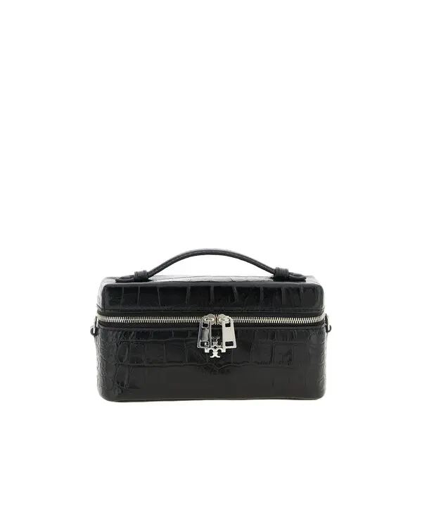 Tory Burch Charlie Vanity Case Crossbody Bag - Black