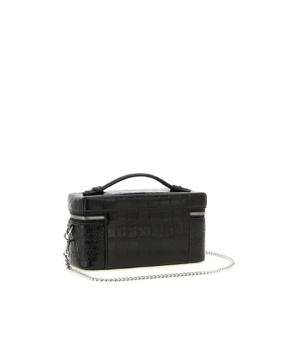 Tory Burch Charlie Vanity Case Crossbody Bag - Black